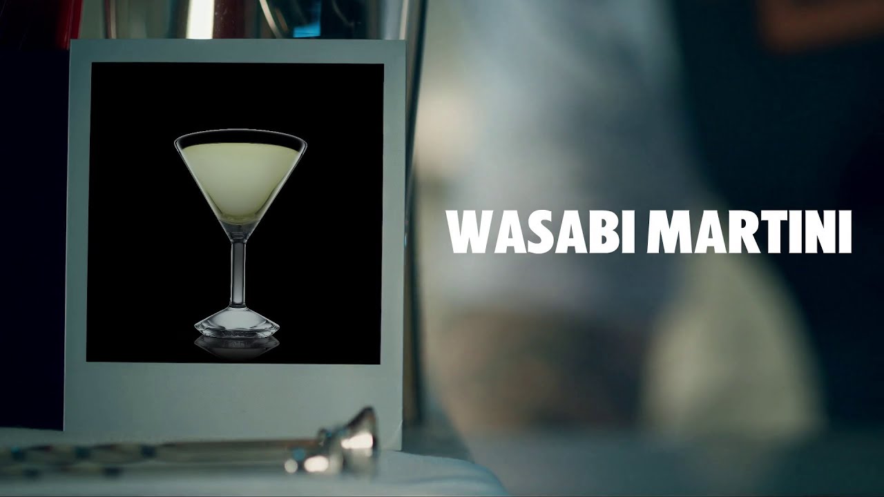 WASABI MARTINI DRINK RECIPE - HOW TO MIX - YouTube