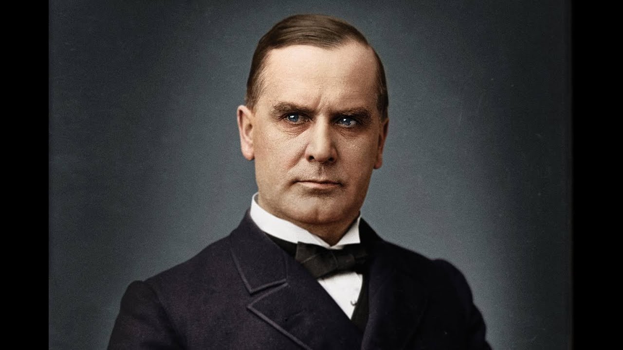 Oldest Footage Of Usa President - 1897 - colorized - William McKinley ...