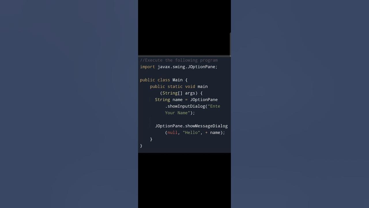 Java : Create standard dialog boxes for user interaction - YouTube