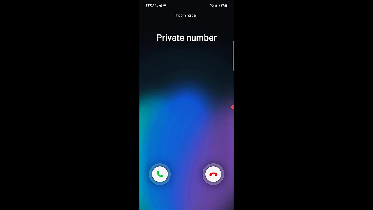 Samsung Galaxy A51 Private number calling!!! screen recording - YouTube