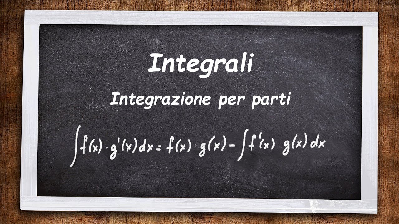 INTEGRALI - Integrazione per parti e integrali ciclici - YouTube
