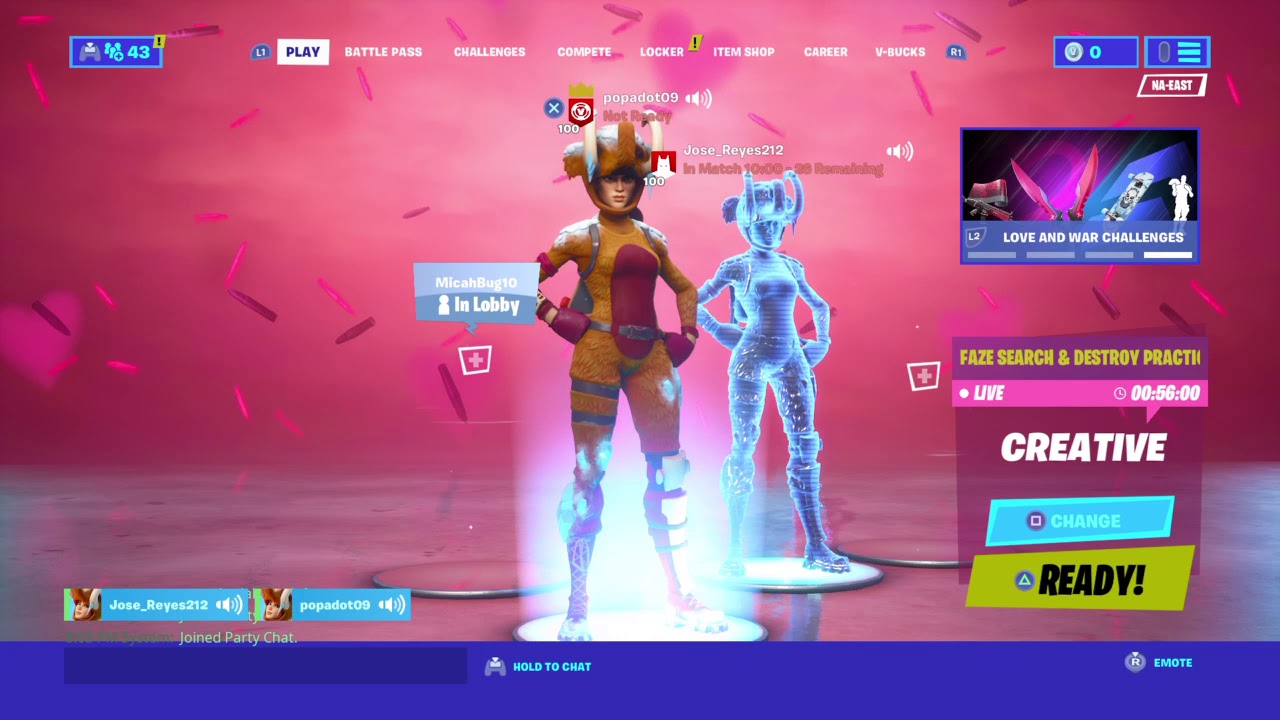 Me and jose playing fortnite duos(we almost won - YouTube