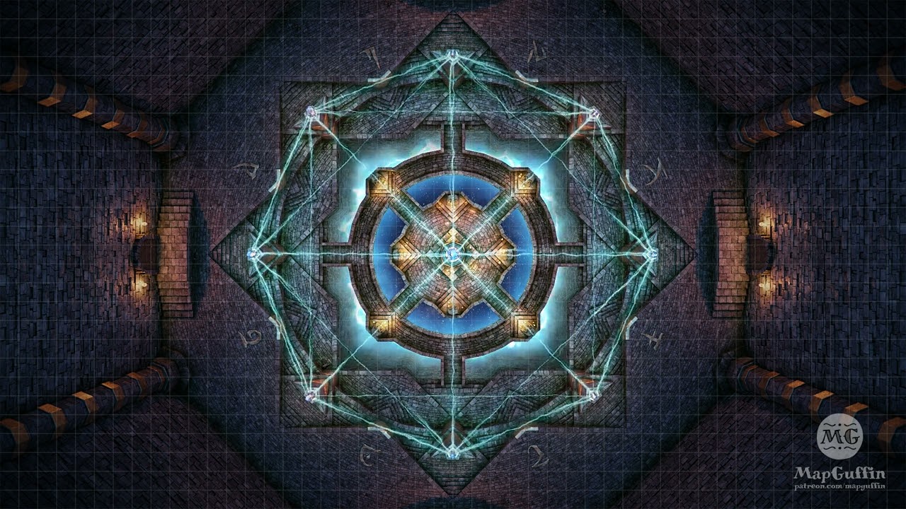 MapGuffin - Celestial Conduit - Animated Battlemap - YouTube