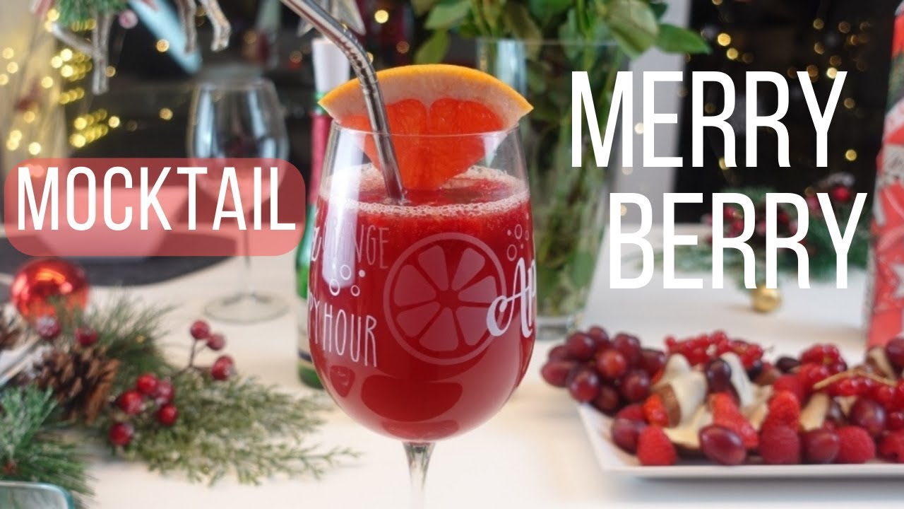 Very Merry Berry Mocktail | Christmas Special - YouTube