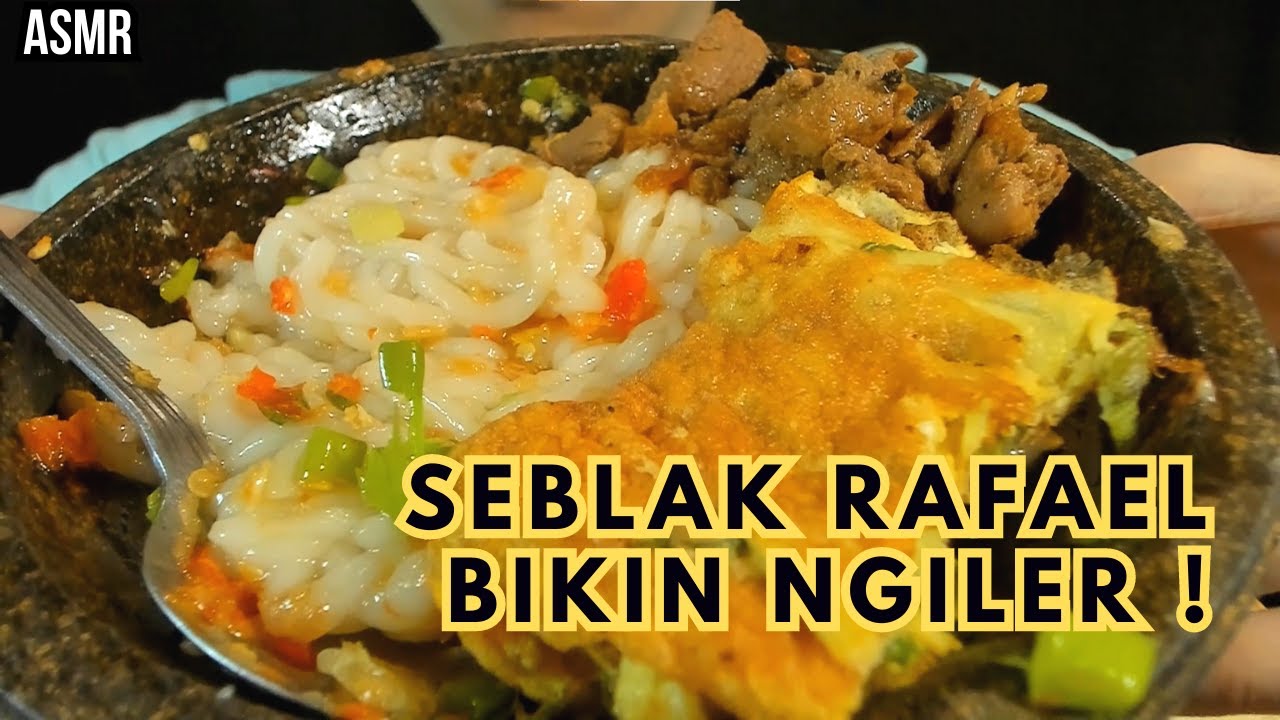 Mukbang Seblak Rafael Viral Pakai telor dadar dan ayam ! ENAK! | asmr - YouTube
