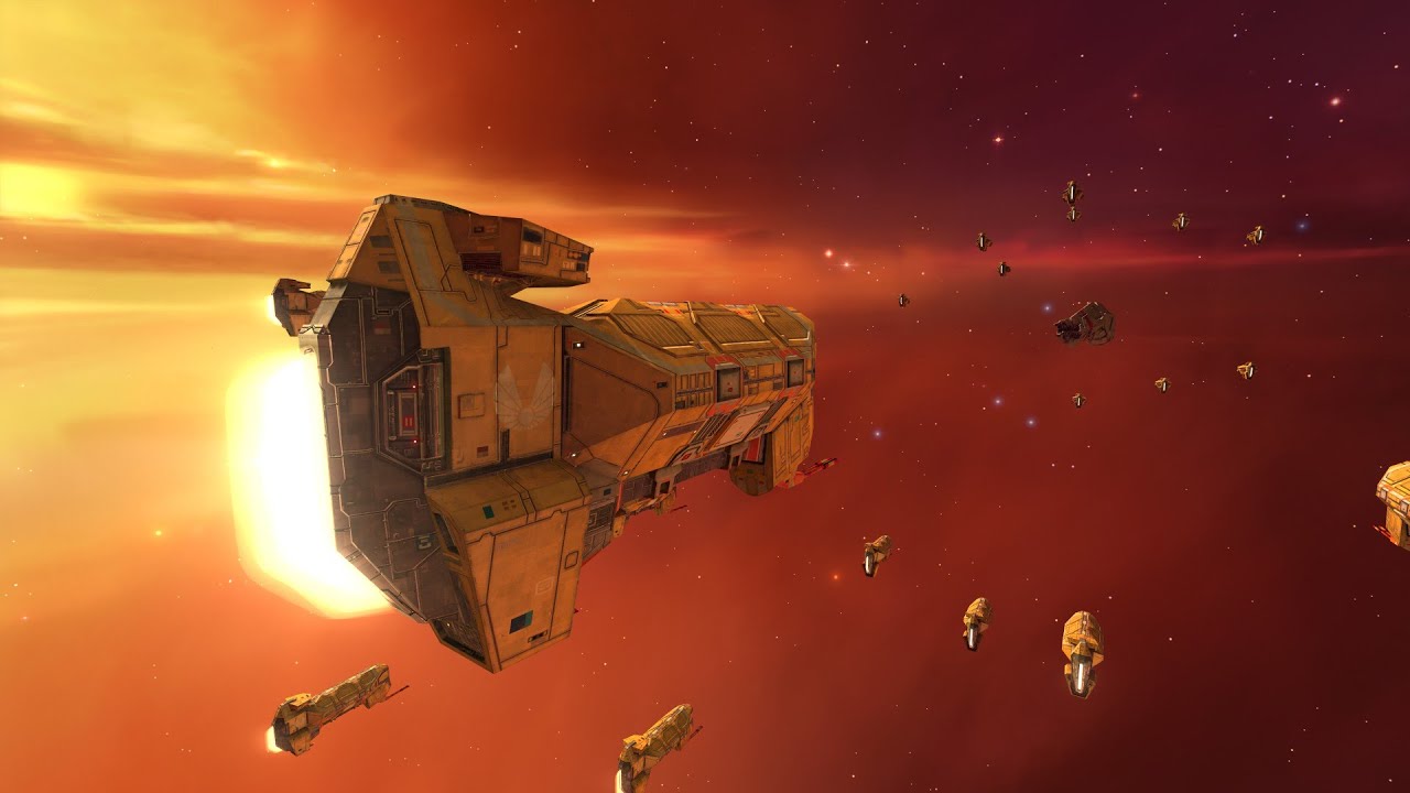 Homeworld Remastered - Sajuuk VS 30 Kushan Frigates - YouTube