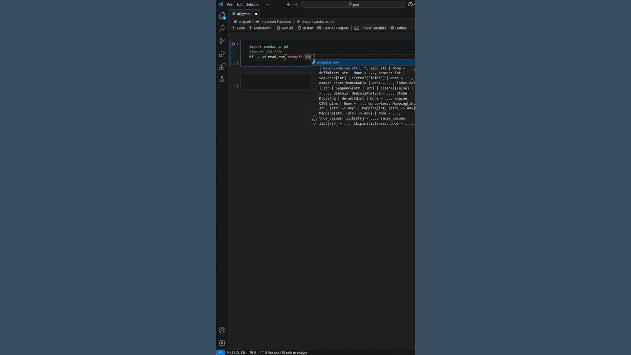I import csv file with pandas and display it to Console in 10 sec using Python Made with ...