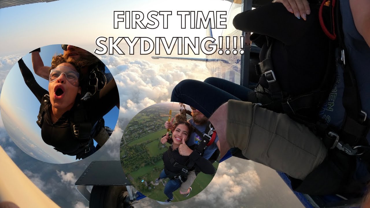 FIRST TIME SKYDIVING! GARDEN STATE SKYDIVING PITTSTOWN NJ - YouTube