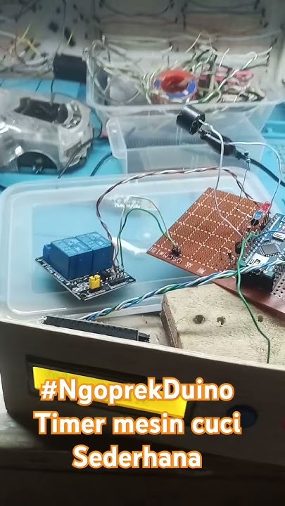 #Ngoprek Arduino Timer motor mesin cuci - YouTube