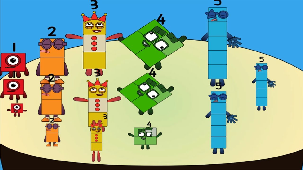 Numberblocks Band old, numberblocks band new - YouTube