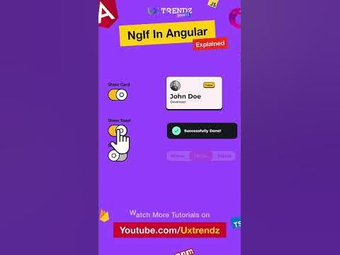 Ngif in #Angular with @uxtrendz #ytshorts #shorts #shortsviral - YouTube