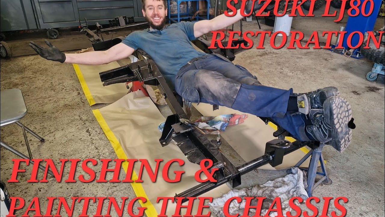 Suzuki LJ80 Restoring & Painting The Chassis & Transfer Box - Classic ...