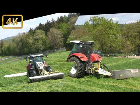 [4K] Erster Schnitt 2023 Claas Mähwerk Disco 3200f und Disco 3150 am ...