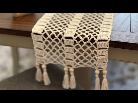Kolay zincir işi Runner / chain work mash table runner