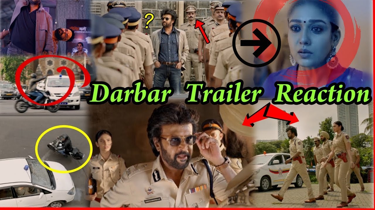 Darbar Trailer Reaction | DARBAR (Tamil) Official Trailer | Rajinikanth ...