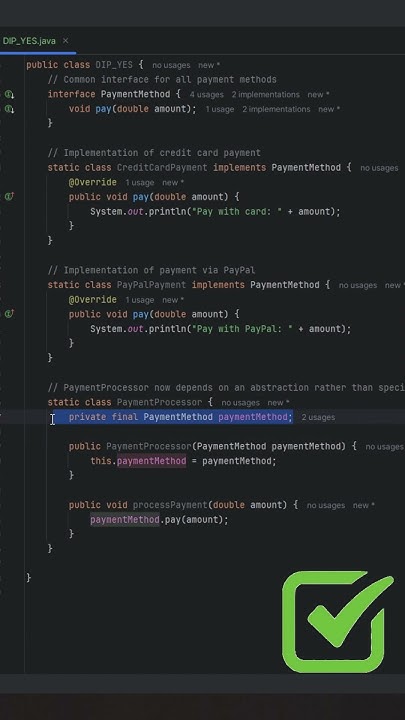 SOLID с примерами Java Dependency Inversion Principle (DIP) - YouTube