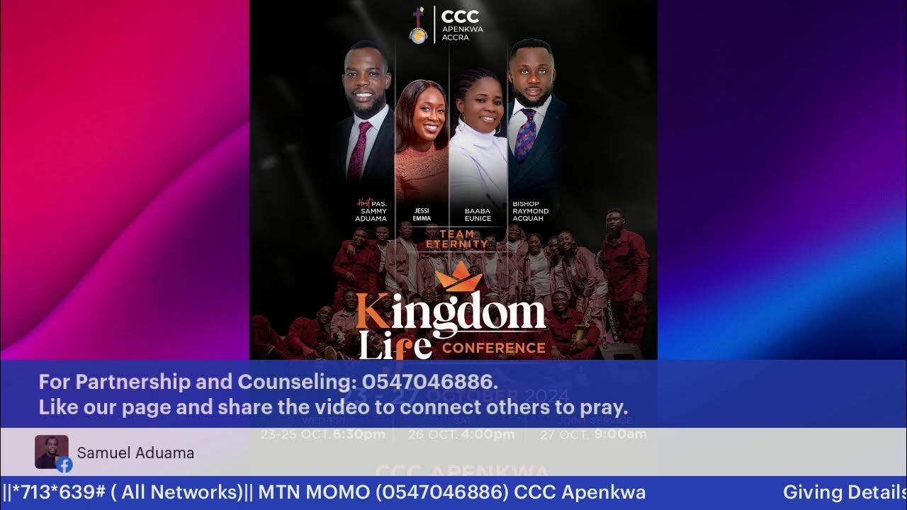 We are Live... MOP Special Edition - Kingdom Life Conference || Day 2 (24-10=2024) - YouTube