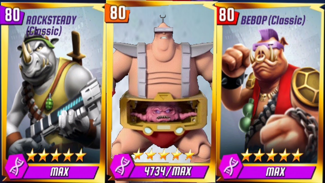 Krang Bebop And Rocksteady Profile For Bebop And Rocksteady