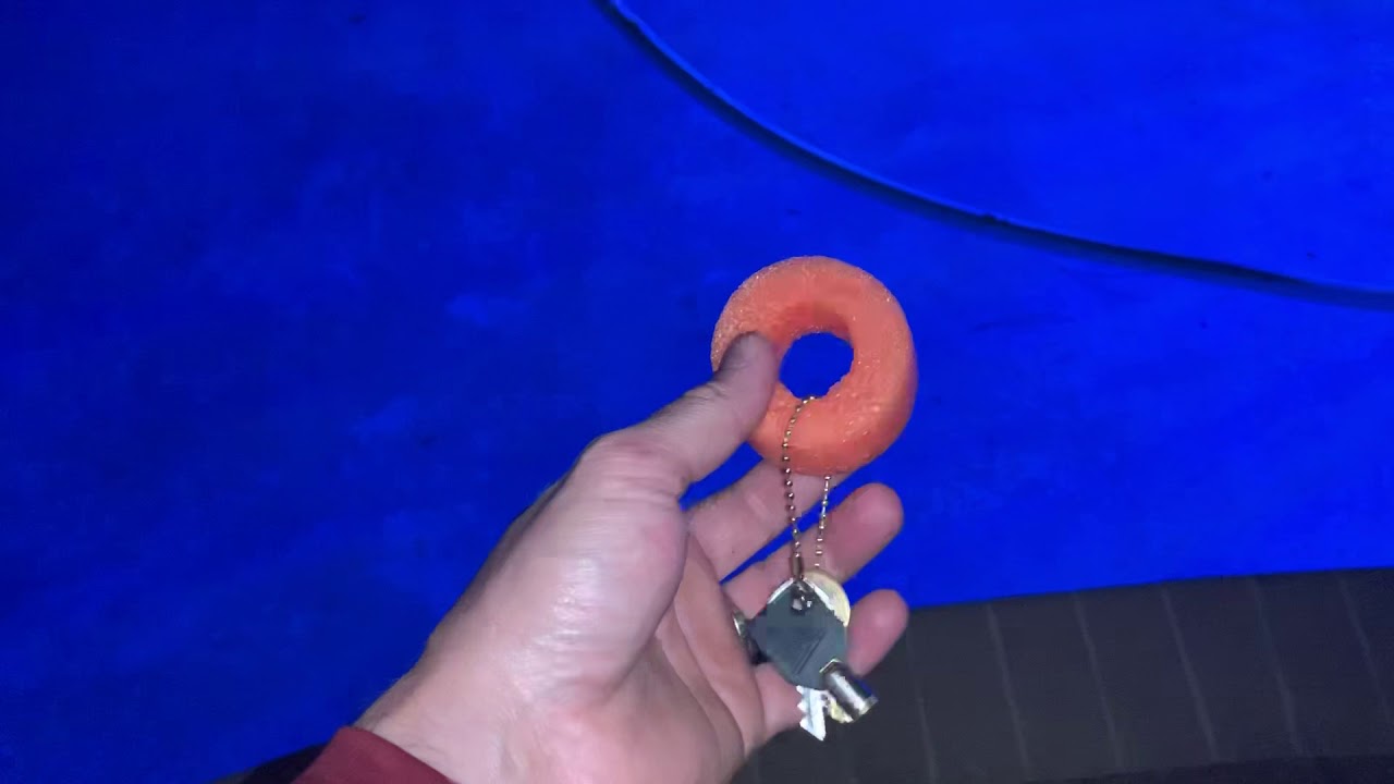 DIY Key Float/Floating Keychain - YouTube