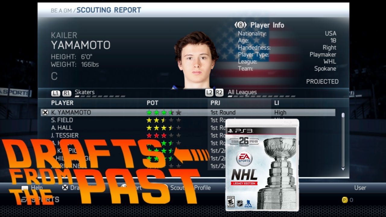BEST NHL GAME EVER MADE?! - NHL Legacy Edition - Drafts From The Past ...