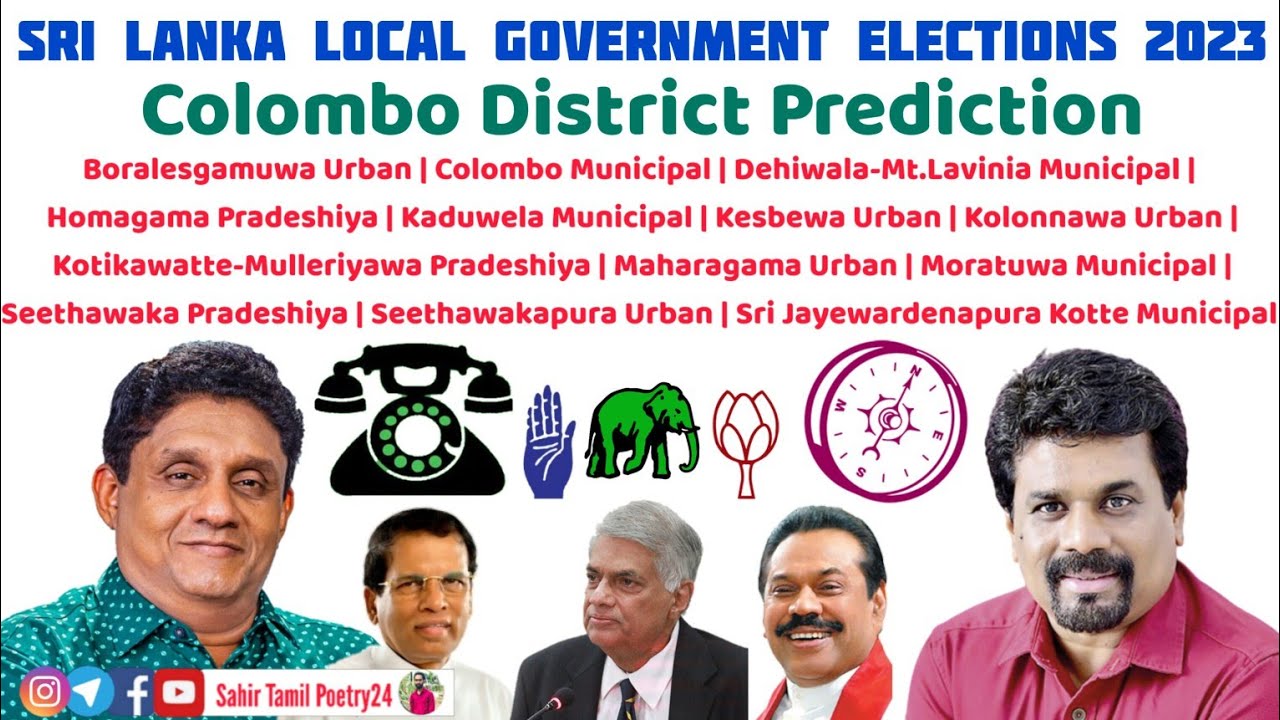 2023 election prediction sri lanka | colombo district | sri lanka local ...