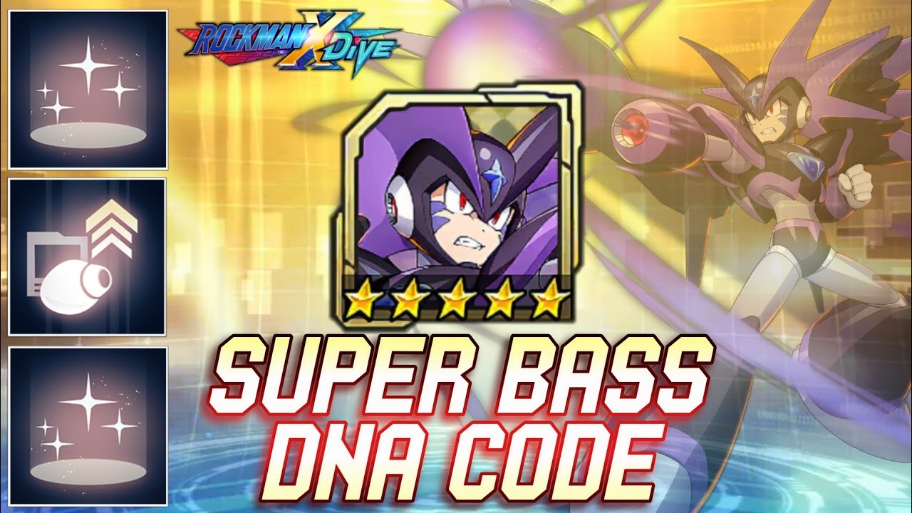 Megaman X Dive Super Bass DNA Code: Muito Dano, Regeneração, Ignora ...