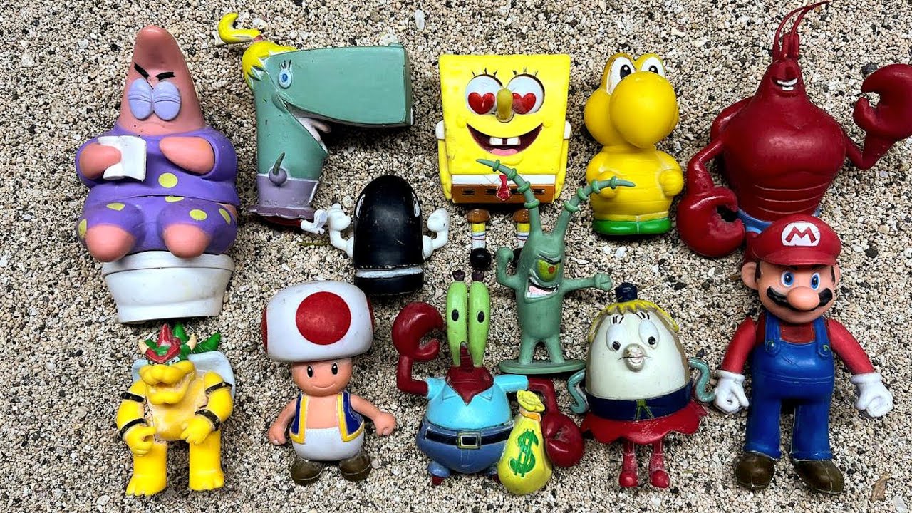 MARIO VS SPONGEBOB SQUAREPANTS VS LUIGI PATRICK,SQUIDWARD,GARY,DONKEY ...