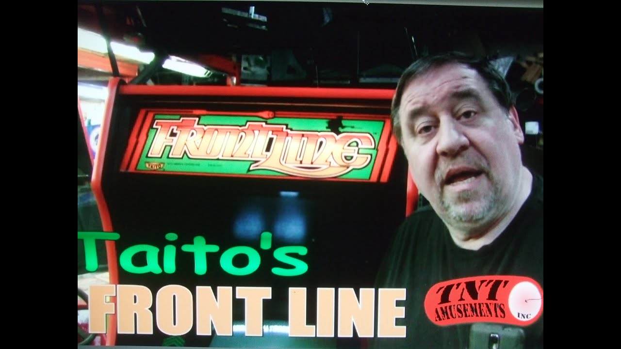 #898 Taito FRONT LINE Arcade Video Game with Odd controller! TNT ...