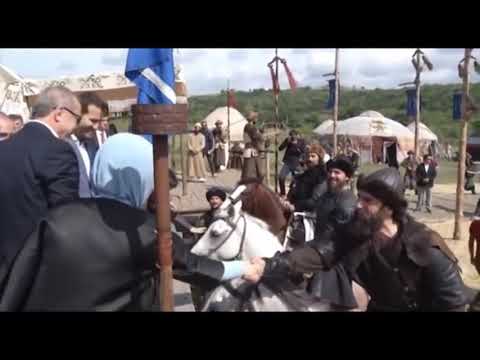 Recep tayyip erdoğan visit to set of Dirilis Ertugrul | Ertugrul Ghazi | TRT Ertugrul by PTV