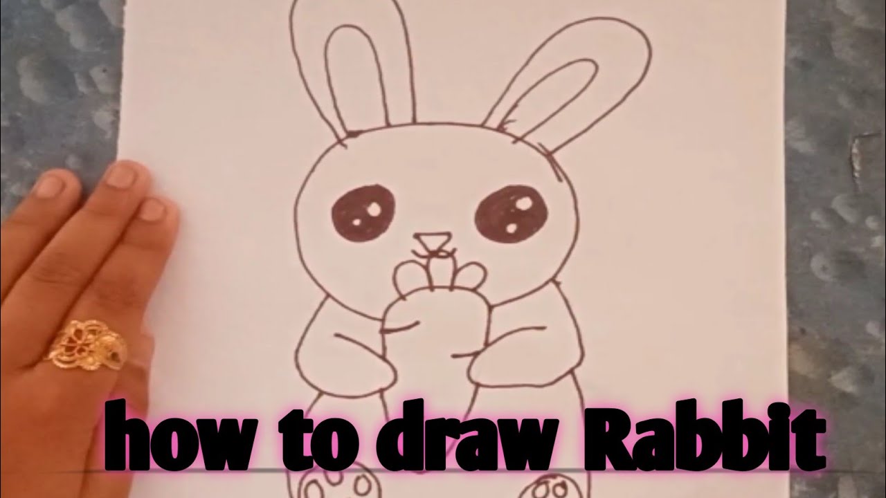 how to draw Rabbi #drawing #easydrawing #viral #easy #art #sketch - YouTube