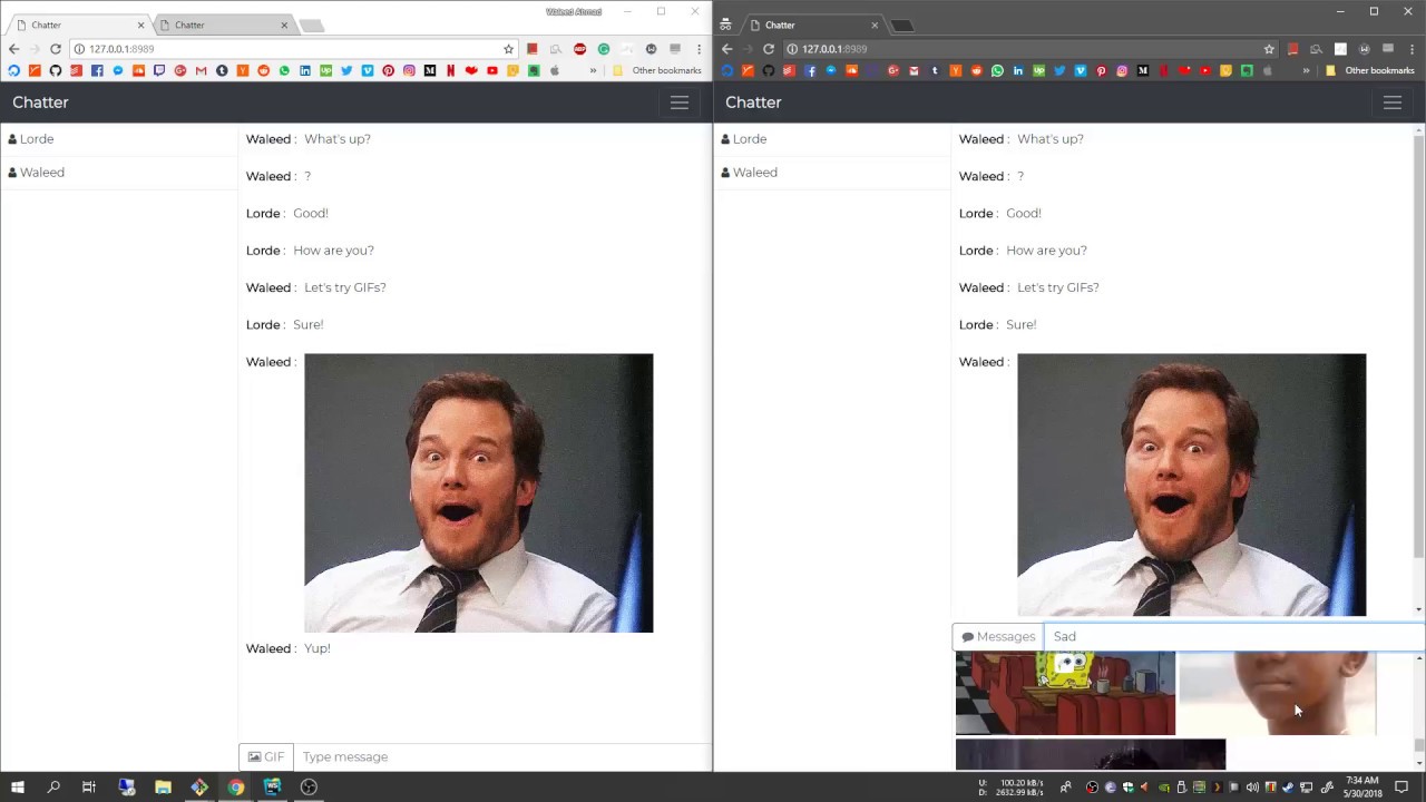 Chatter: Chat App built with React, Node and Socket.io with GIFs ...