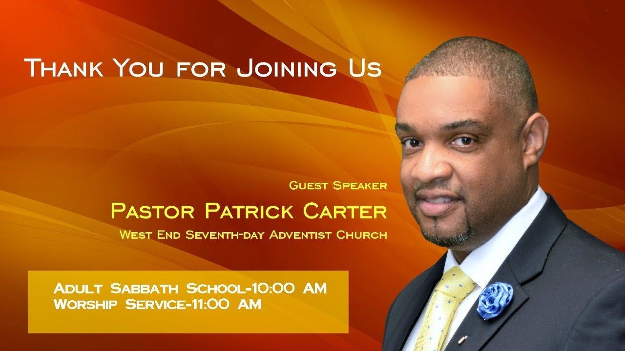 Sabbath Service | Speaker: Pastor Patrick Carter | December 3, 2022 - YouTube