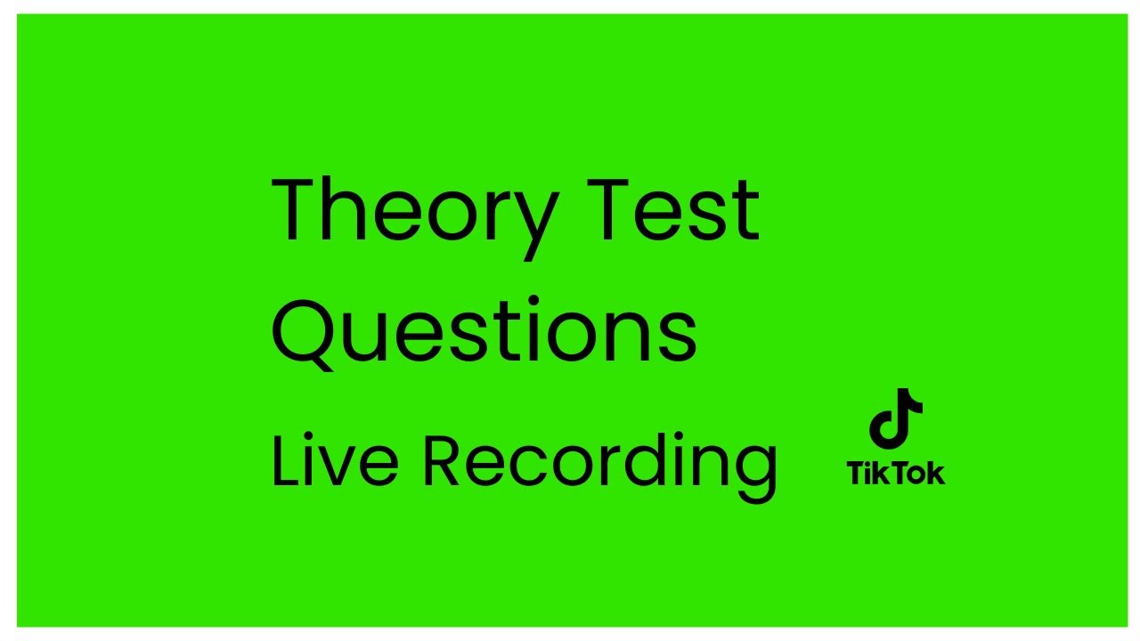 Theory Test Practice I 30 Questions I Live Lesson - YouTube