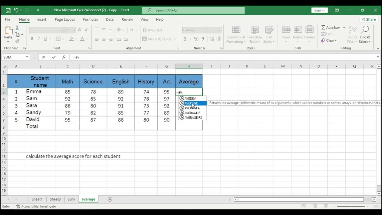 How to Calculate Averages in Excel: A Beginner's Guide- How to Calculate Average in Seconds ...