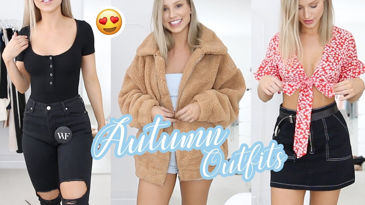 Pretty Autumn Fall Outfits Discount Whitefox Boutique Haul Youtube
