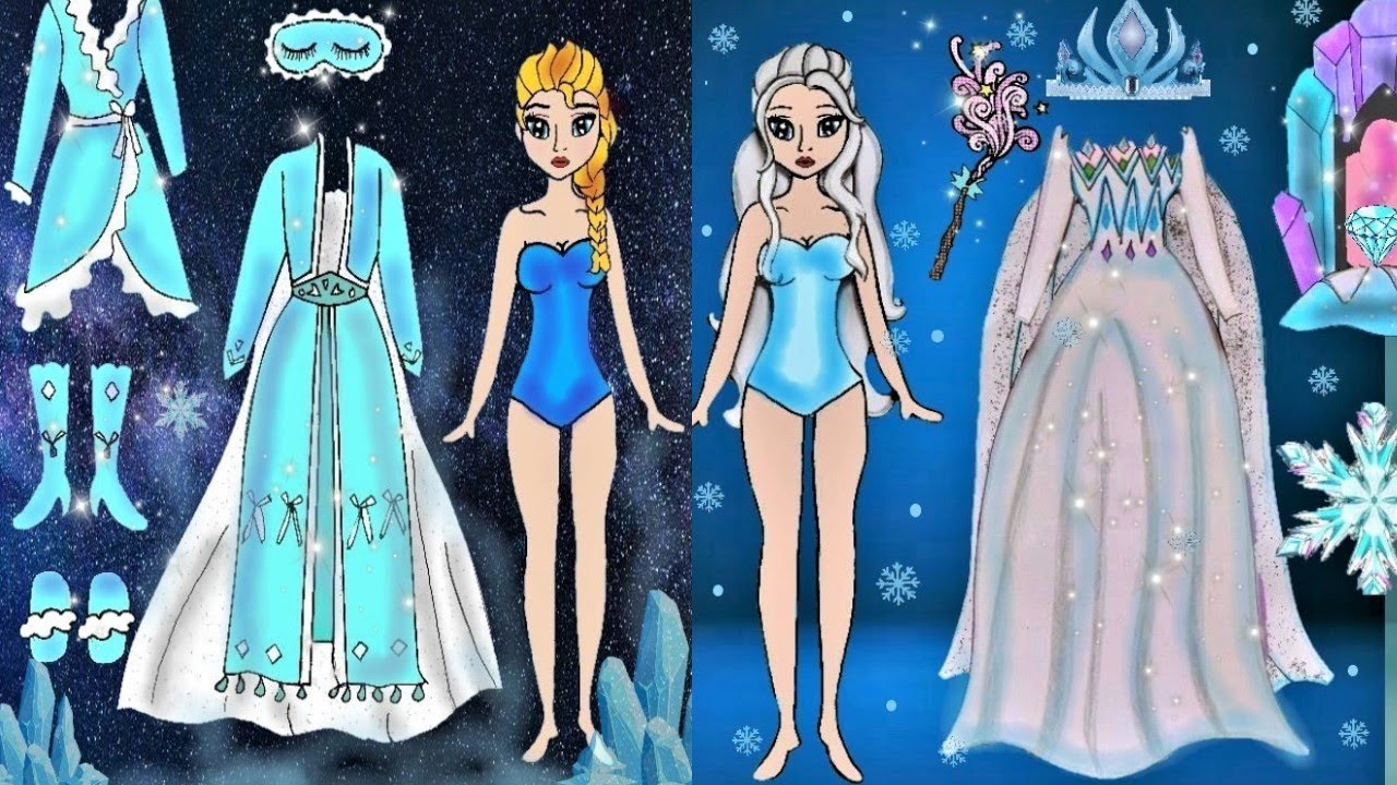 Paper Dolls Dress Up How to make Paper Dolls - YouTube