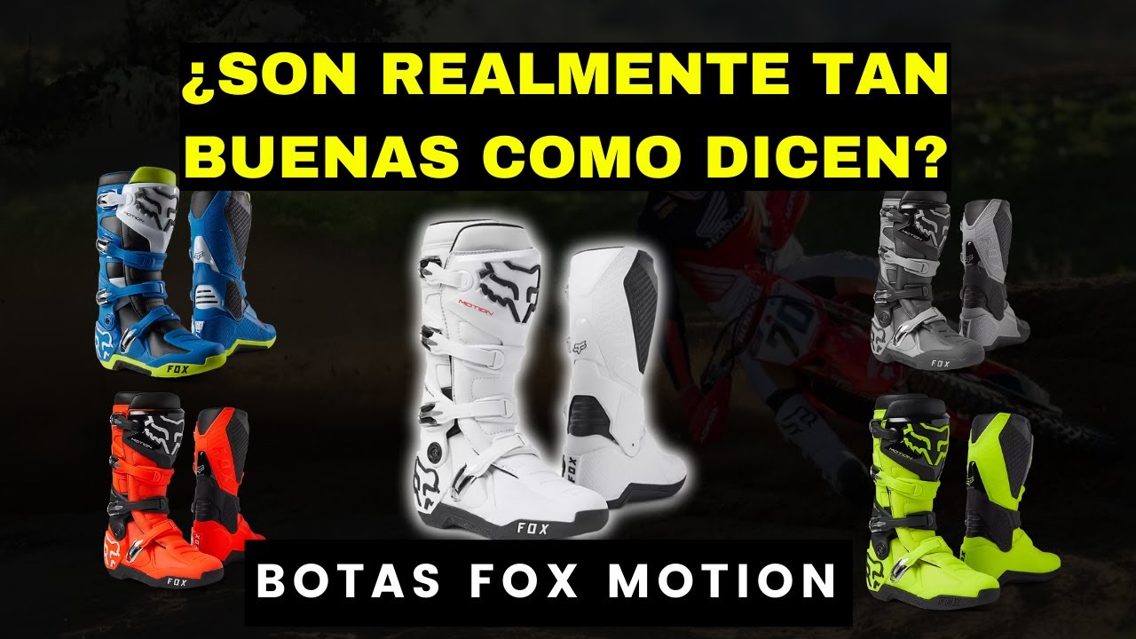 ¿SON TAN BUENAS COMO DICEN? - Características Botas Fox Motion ...
