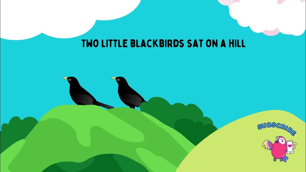 Two Little Blackbirds | Kids songs | kids music | Nursery song - YouTube