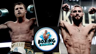 Canelo Alvarez Vs Caleb Plant Side By Side Training Footage Comparison ...
