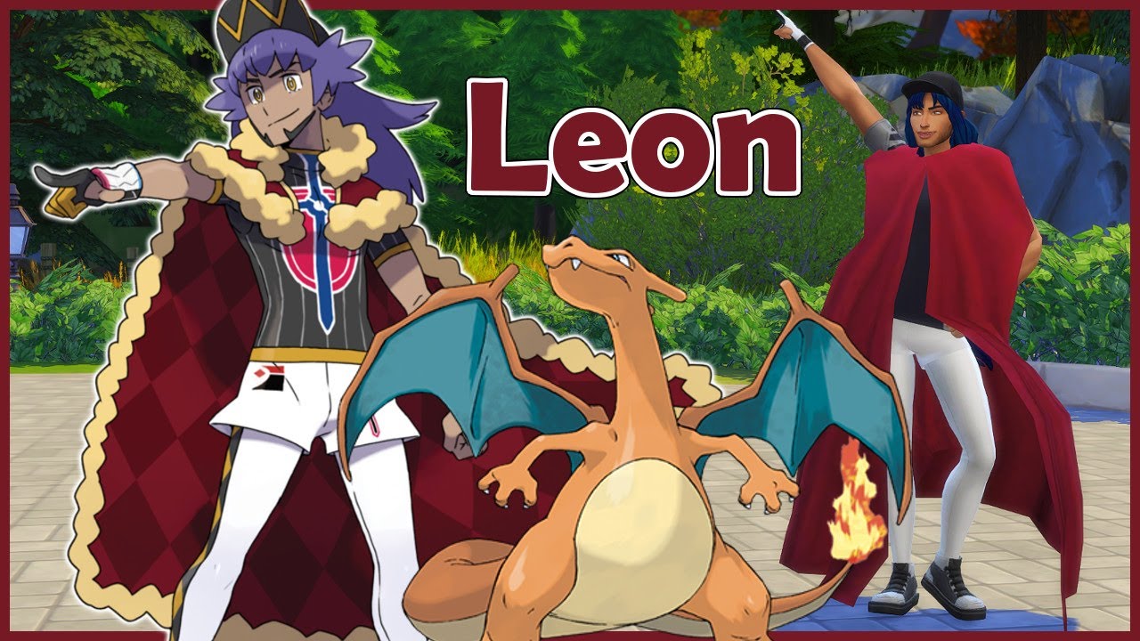 The Sims 4 || Create A Sim || Champion Leon (Pokemon Sword & Shield ...