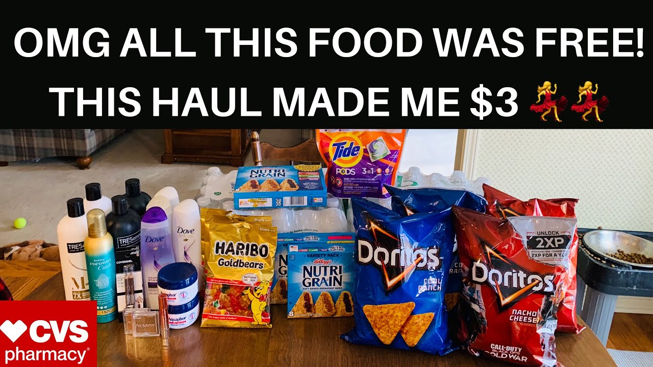OMG ANOTHER CVS HAUL WITH FREE FOOD 😍😍 - SO MANY DEALS THIS WEEK! - YouTube