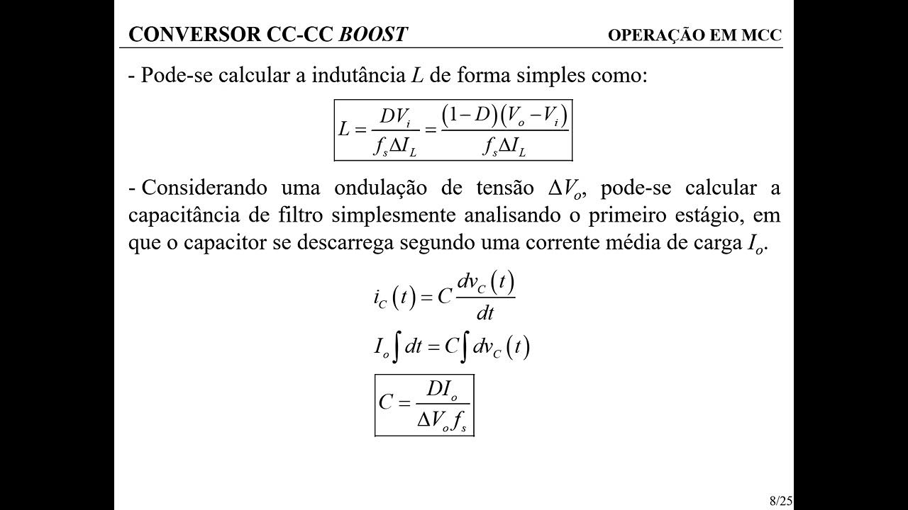 MCCE - Parte 01b: Conversor CC-CC Boost - YouTube