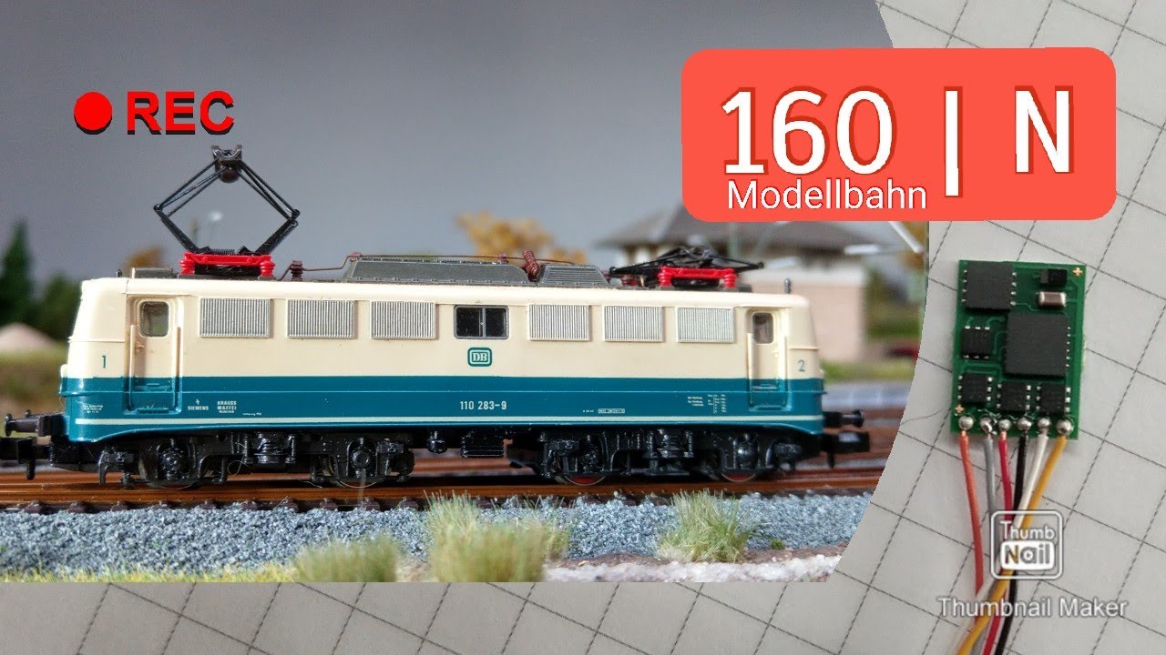 Decoder Einbau Fleischmann BR 110 / Spur N Digitalisierung ...