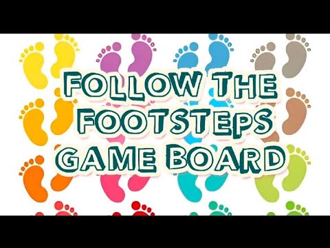 Follow the Footsteps Game Board - YouTube