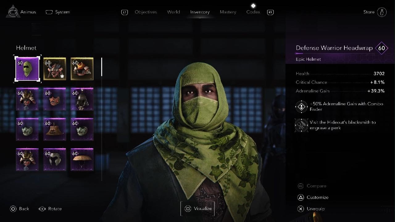Assassin's Creed Shadows Yasuke Defence Warrior Clothing - YouTube