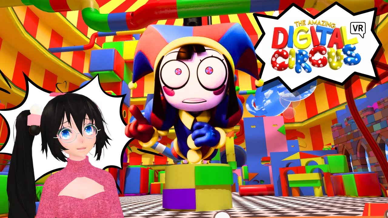 Lost in The Amazing Digital Circus! A Trippy VR Experience - YouTube