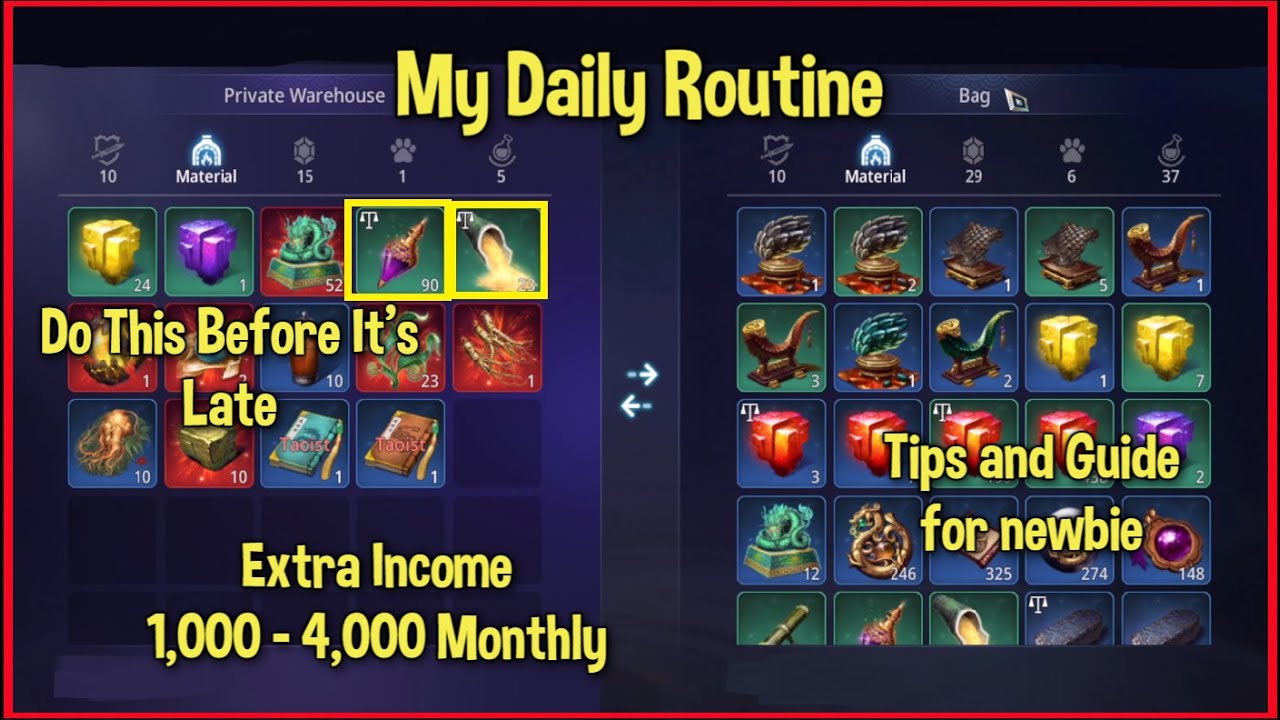 Mir4 Daily Routine For Newbie And Extra Income Monthly Tagalog Mir4 Daily Routine For Newbie And Extra Income Monthly Tagalog