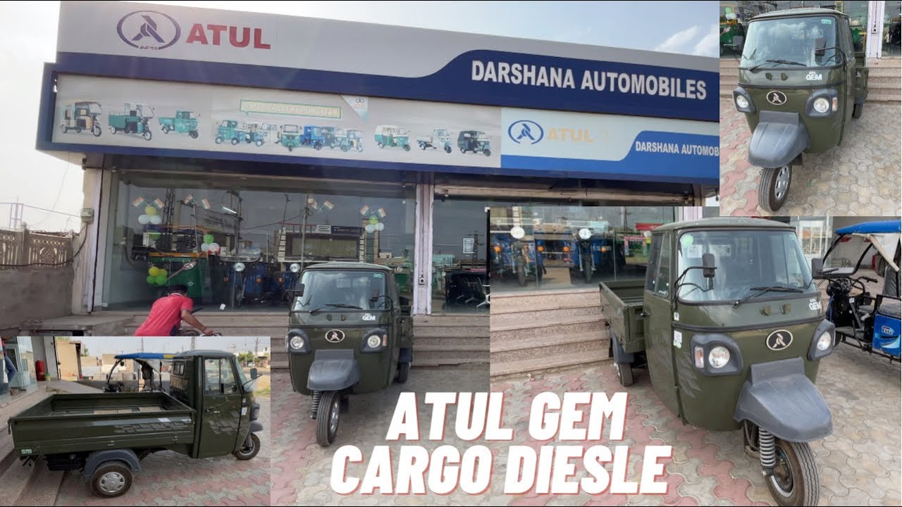 One off The Best Cargo Three wheeler || Atul gem cargo diesel || Atul ...