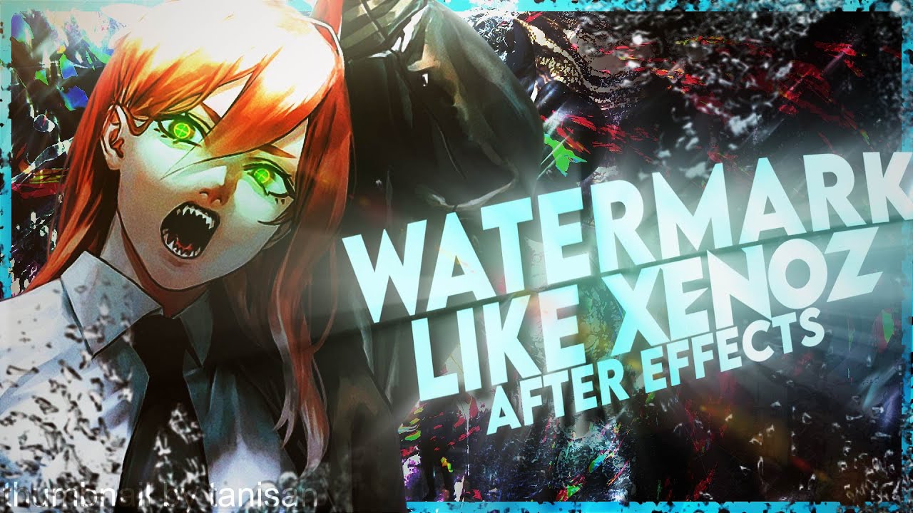 How to make Watermark Like Xenoz | After Effects | - YouTube