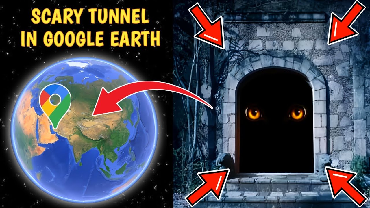 I Found Scary Tunnel In Real 😯 Tunnel On Google Earth and Google Maps ...
